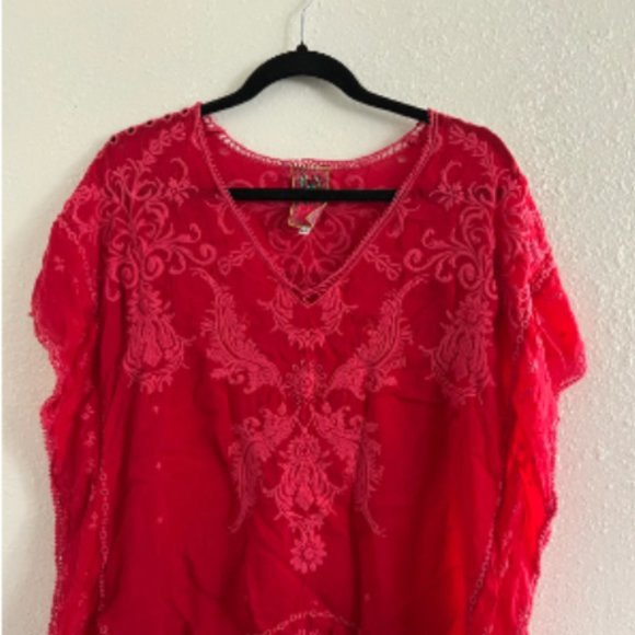 Johnny Was | Tops | Gorgeous Johnny Was Oversized Xs Embroidered Eyelet ...